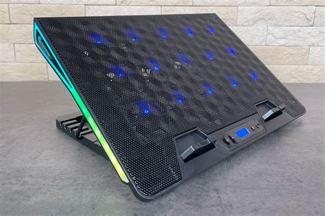 Подставка Evolution LCS-09 RGB для ноутбука до 17 дюймов, с активным ...