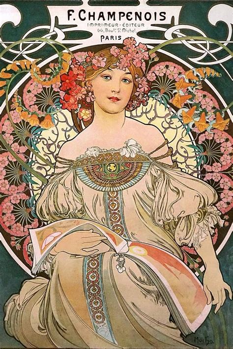 Alphonse Mucha The Art Nouveau Style Book Of Alphonse Mucha All 72