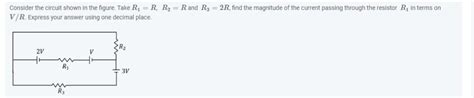 Solved Consider The Circuit Shown In The Figure Take Chegg