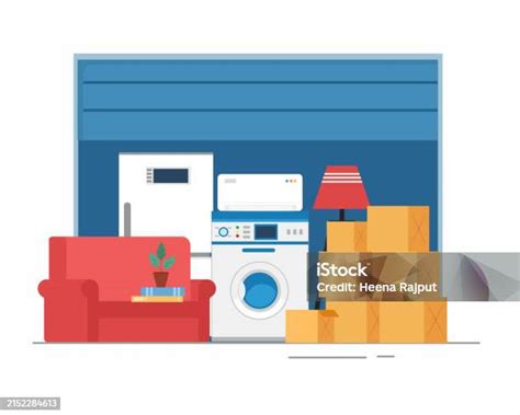 소파와 다양한 상자로 이동하는 집 서비스 골판지 상자 벡터 일러스트 레이 션의 더미와 함께 트럭의 새로운 집 뒷모습 가구에 대한 스톡 벡터 아트 및 기타 이미지 Istock