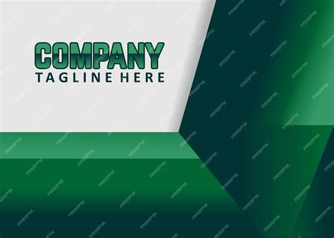 Premium Vector Powerful Powerpoint Gradient With Bright Green