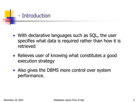 Ppt Query Processing And Optimization Powerpoint Presentation Free Download Id9066849