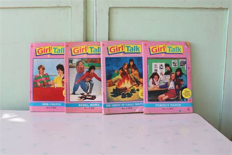 Vintage Girl Talk Book Set Of 4high School Instant Collection