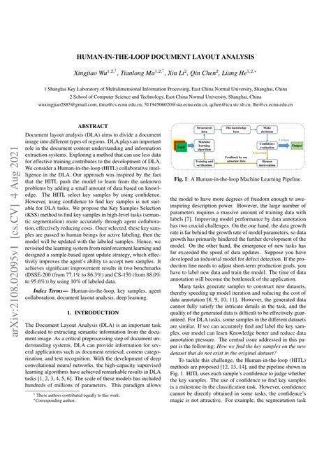 PDF Human In The Loop Document Layout Analysis