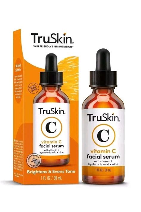 Truskin Vitamin C Facial Serum Anti Aging Face Vitamin E Hyaluronic