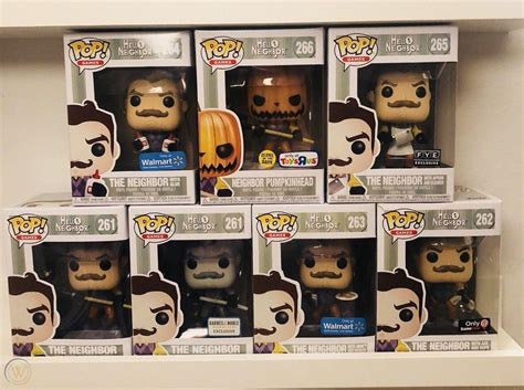 Hello Neighbor Funko Pop Complete Set Of 7 Piece New All Exclusives The ...