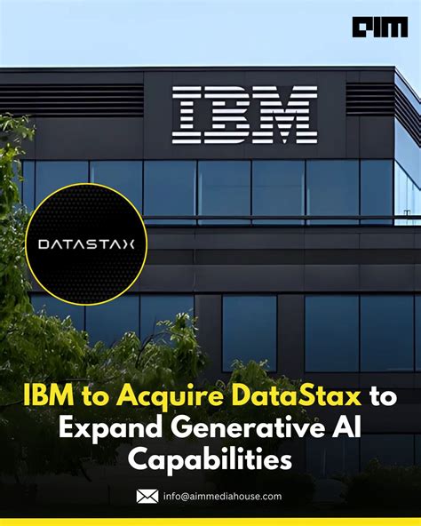 Ibm Acquires Datastax To Boost Watsonx With Ai Aim Posted On The Topic Linkedin