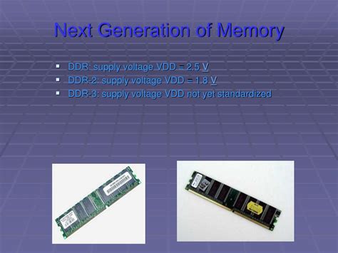 PPT DDR MEMORY PowerPoint Presentation Free Download ID