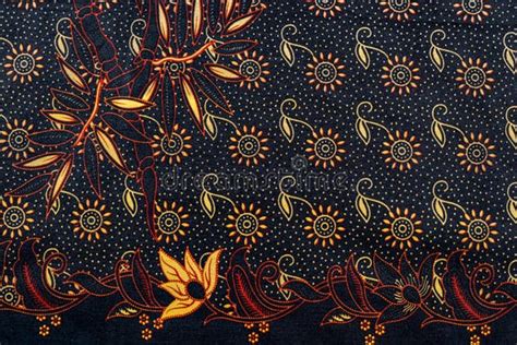 Motif Mega Mendung Batik Motif Typical Of West Java Indonesia Curved Line Pattern With Cloud