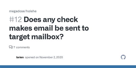 does any check makes email be sent to target mailbox · issue 12
