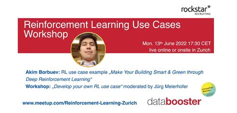 Reinforcement Learning Use Cases Workshop Data Innovation Alliance