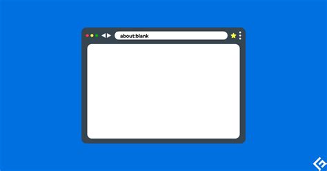 what does about blank mean in chrome firefox or safari