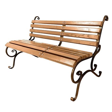 Лавка Tobi Sho Садово паркова Кована Без Підлокітників 3 М Вільха — у Категорії Садові та
