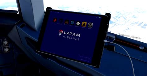 Latam Airlines Efb Background Fenix A320 Block 2 For Microsoft Flight
