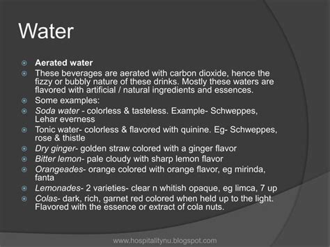 Non Alcoholic Beverages Pptx