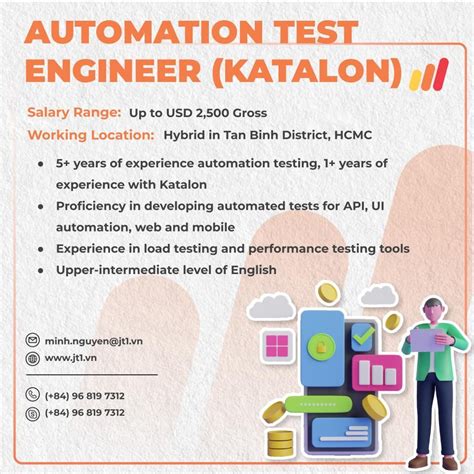 Hcm Jt1s Client Is Looking For An Automation Test Engineer Phung