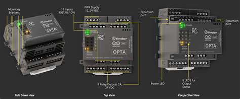 d1608x pro opta® digital expansions arduino mouser