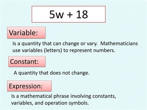 Evaluating Algebraic Expressions With Substitution Answers Pptx
