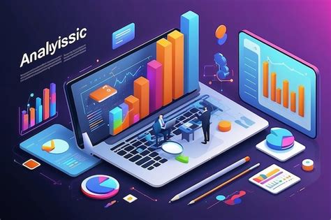 Analysis Data And Development Statistic Modern Concept Of Business
