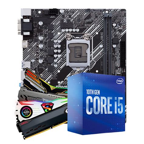 Kit Upgrade Intel I5 10400f Asus H410m E 8gb Ddr4 Terabyteshop