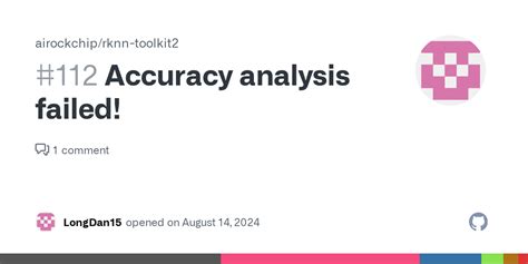 Accuracy Analysis Failed Issue Airockchip Rknn Toolkit Github