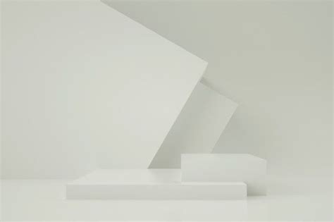 제품 배치를위한 3d 기하학적 스테이지 프리미엄 Psd 파일