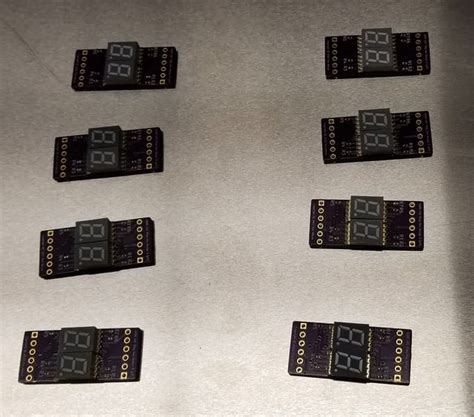 Built Some 7 Segment Led Hexadecimal Display Modules Relectronics