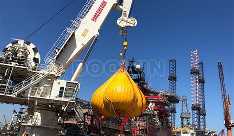 Vessel Crane Load Testing With Proof Load Test Water Bag Doowin