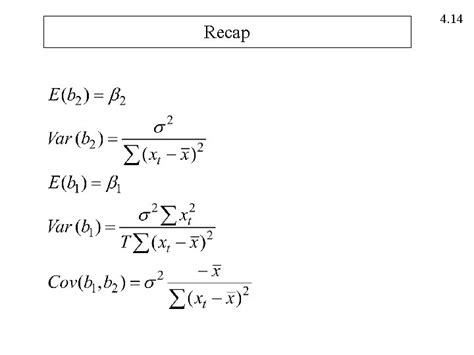 Chapter Properties Of The Least Squares Estimator