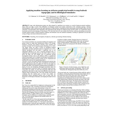 applying machine learning on airborne geophysical models to map bedrock