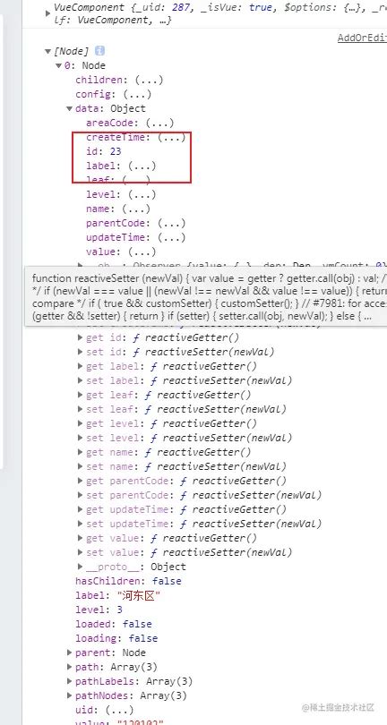 省市区三级联动 以及cascader回显需求分析： 根据每一层的areacode 才能获取到下级的数据 Html： 拿到 掘金