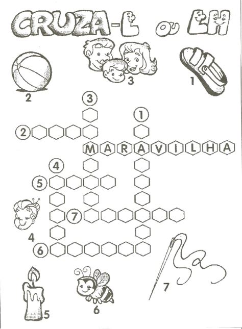 Cantinho de Atividades Escolares Profª Alexandra Atividades LH L ou LH