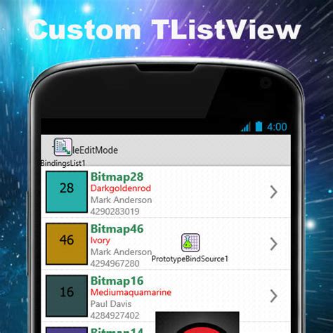 Add Multiple Details And Images To Tlistview In Delphi Xe6 And Xe7