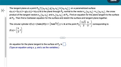 solved use a parametrization to express the area of the