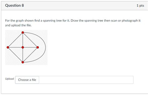 Solved For The Graph Shown Find A Spanning Tree For It Draw Chegg