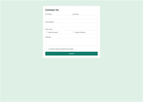 frontend mentor responsive form using bootstrap and js coding challenge