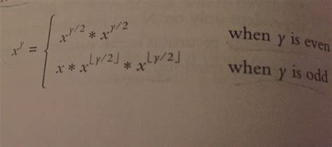 Solved The Result Of Raising One Number To Positive Integer