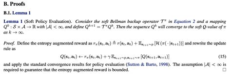 notes on “soft actor critic off policy maximum entropy deep