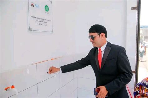 Irfan Hyder On Linkedin Checking The Water Quality Of The Filtration Plant Which Was Installed By