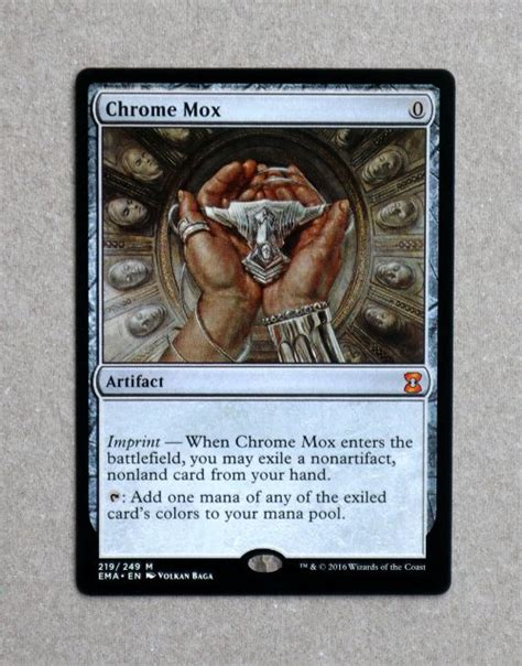 Chrome Mox 219 Holo From Eternal Masters Ema Mtg Proxy Magic Cardplus