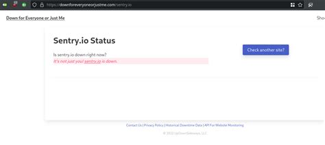 Sentry Io Is Down Cannot Upload Source Maps Issue