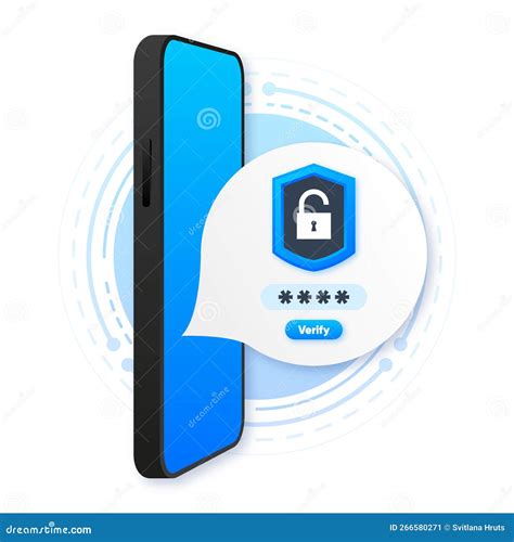 Two Steps Authentication Verification Code Message On Smartphone Notice With Code For Secure