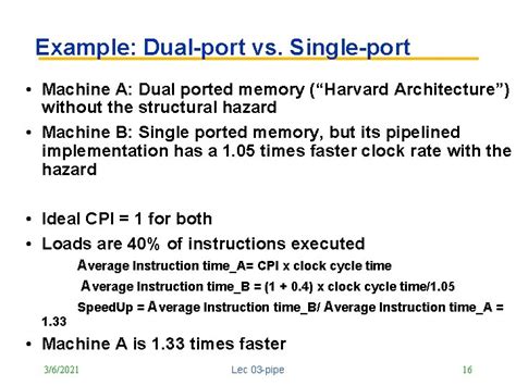 Cpsc 614 Computer Architecture Lec 3 Pipeline Review
