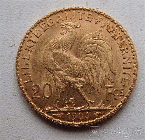 20 франков 1904 Золото Франция 112894226 купити Violity