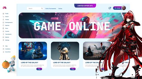 Game Dashboard UI UX Behance