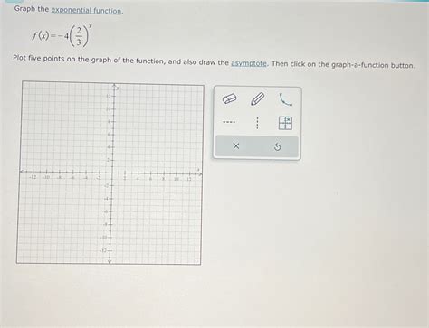 Solved Graph The Exponential Functionfx 423xplot Five