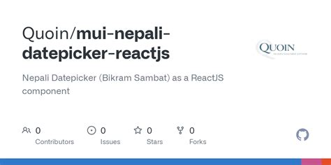 Github Quoinmui Nepali Datepicker Reactjs Nepali Datepicker Bikram