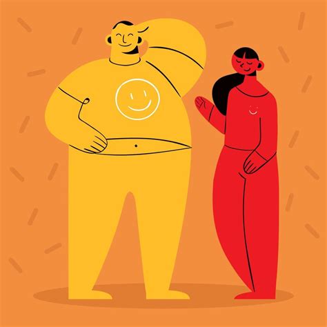 Smiling Couple Abstract 13792302 Vector Art At Vecteezy