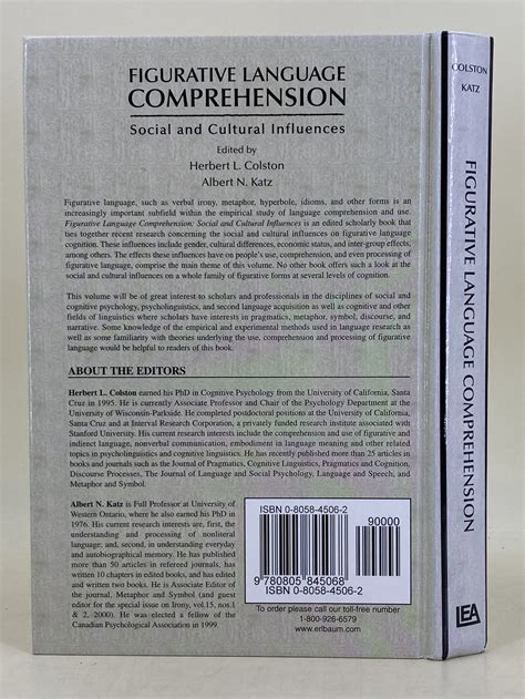 Figurative Language Comprehension Social And Cultural Influences By