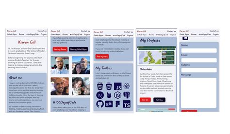 GitHub KieranWebDev Portfolio MVP Created With Nextjs My Main Aim For This Project Was To
